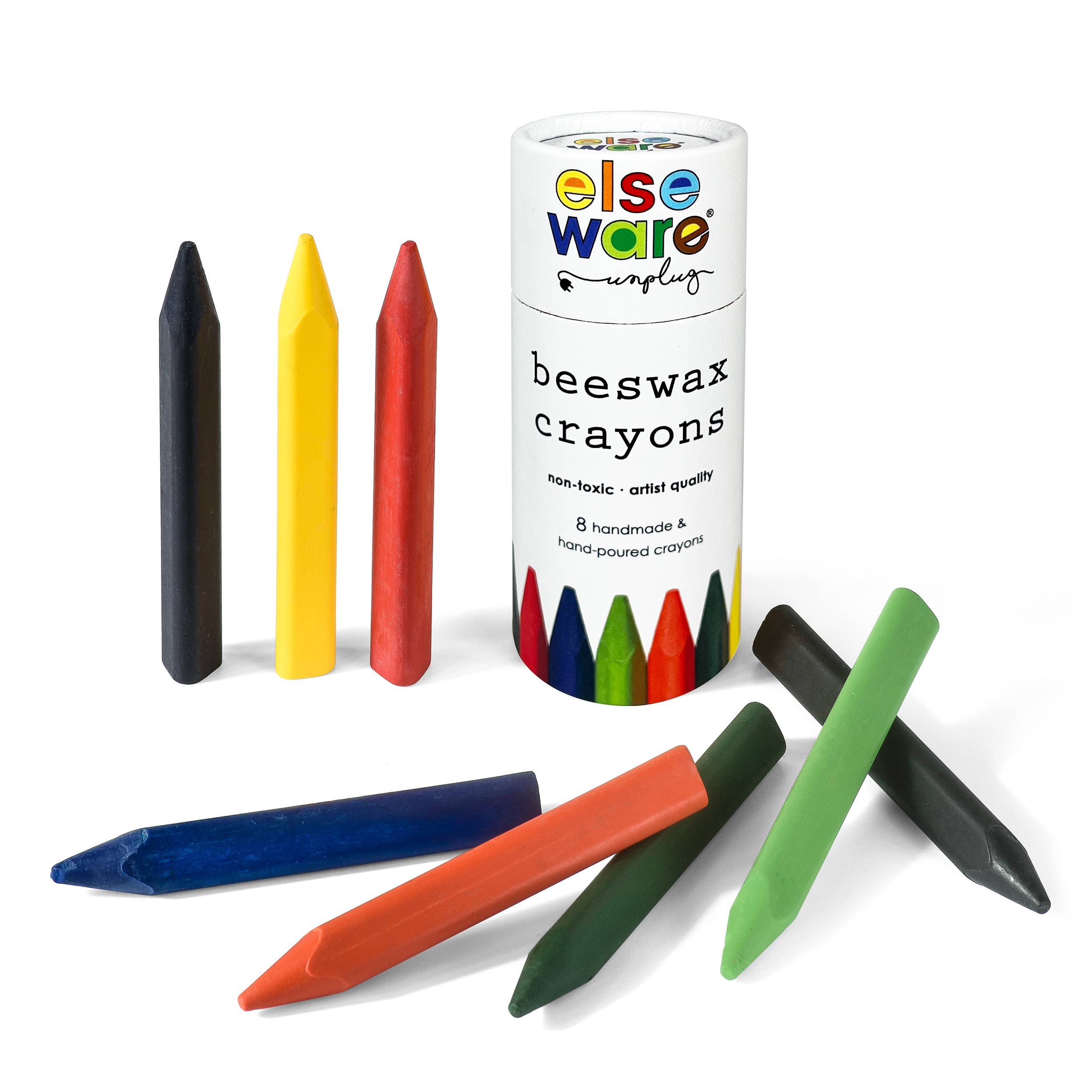 Beeswax Crayons - Triangle - 8 Natural & Non-Toxic Colors – CMCA Shop